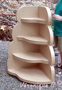 Meuble d'angle - meuble de coin en carton