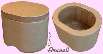 Tabouret design et robuste construit en carton.